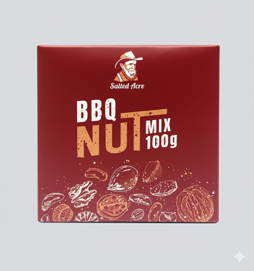 BBQ Nut Mix 100g - Salted Acre | Gourmet Snack Box | Purely Gourmet