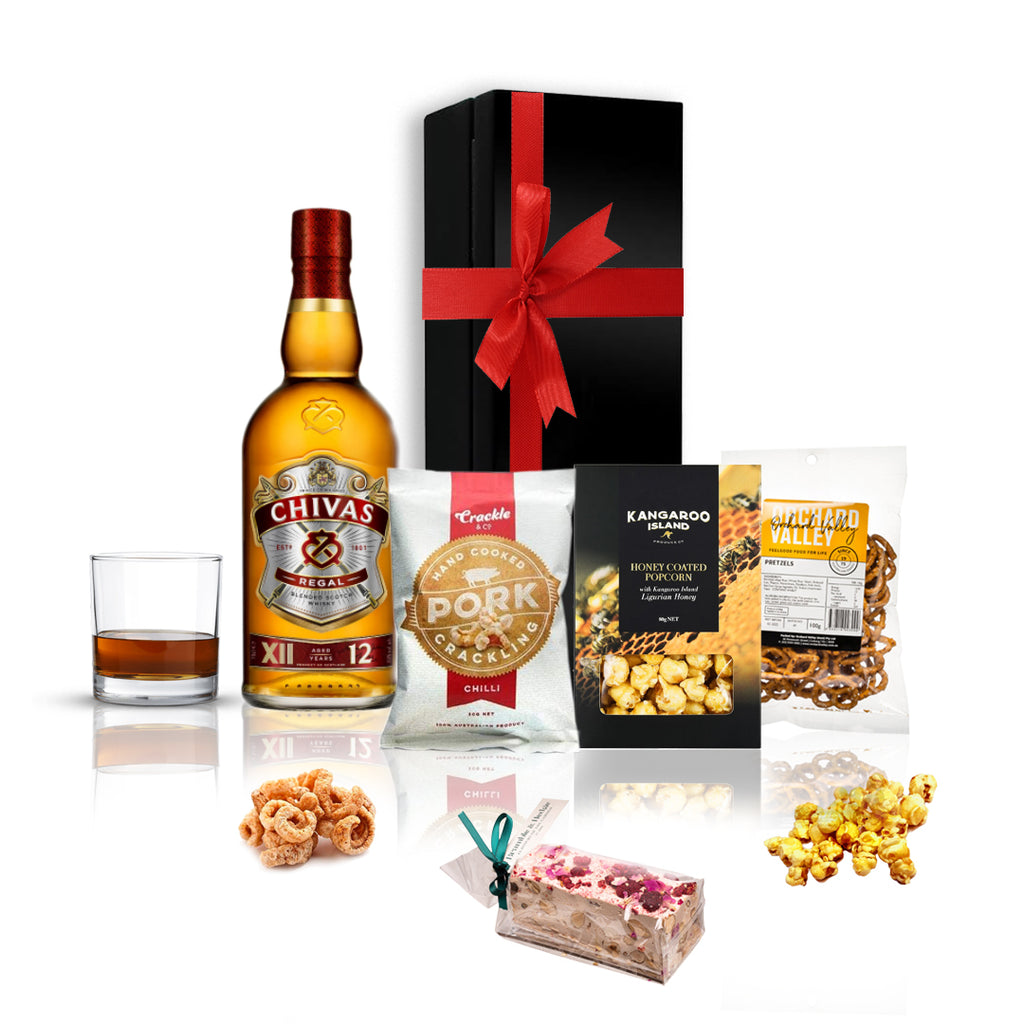 Whisky & Snacks Gift Hamper – Purely Gourmet
