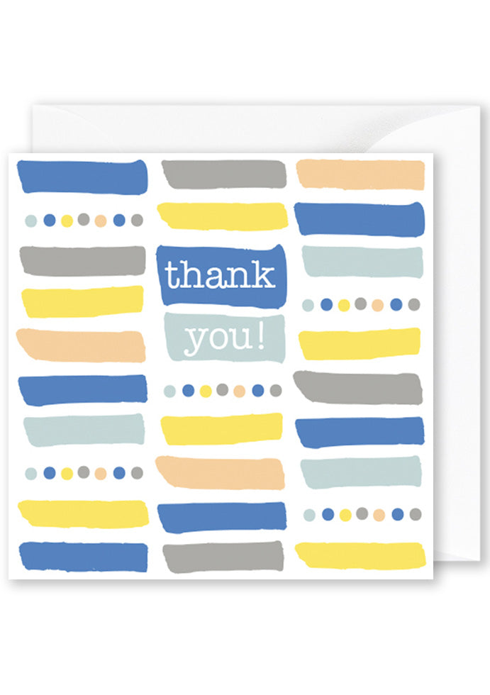 Card - "Thank you Coloured Lines" | Same-Day Melbourne Delivery ...
