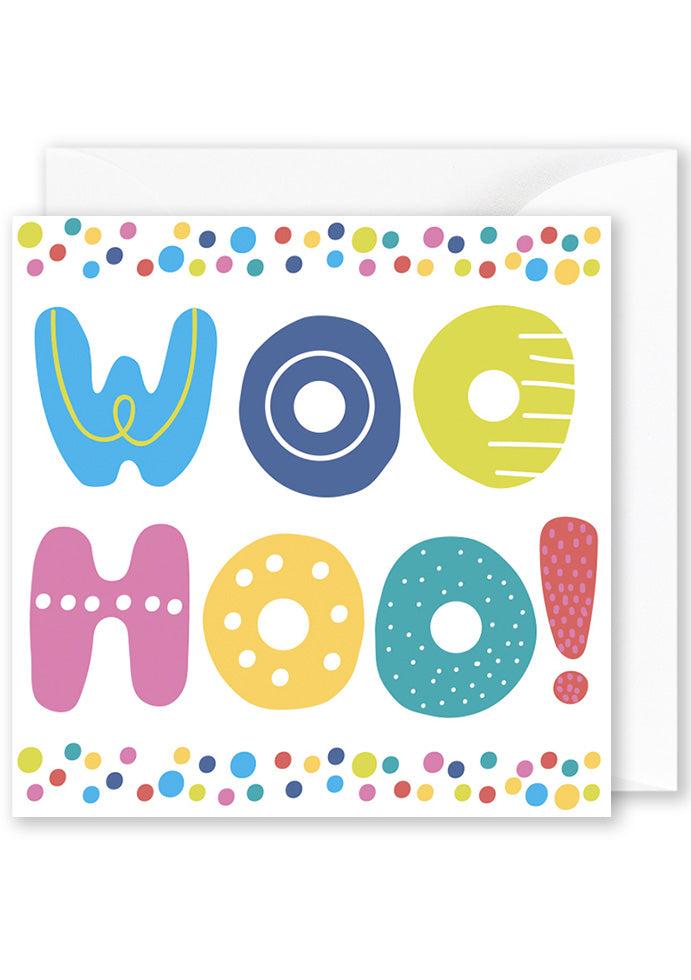 Card - "Woohoo" | Gourmet Gift Delivered Same-Day | Purely Gourmet